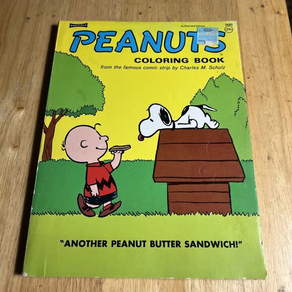 Peanuts | Toys | Peanuts Vintage Early 968 Trace And Coloring Book 4439 ...